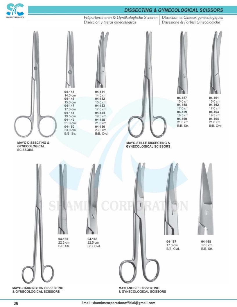 General Operating Scissors – Welcome to Shamim Corporation General Operating Scissors – Welcome to Shamim Corporation