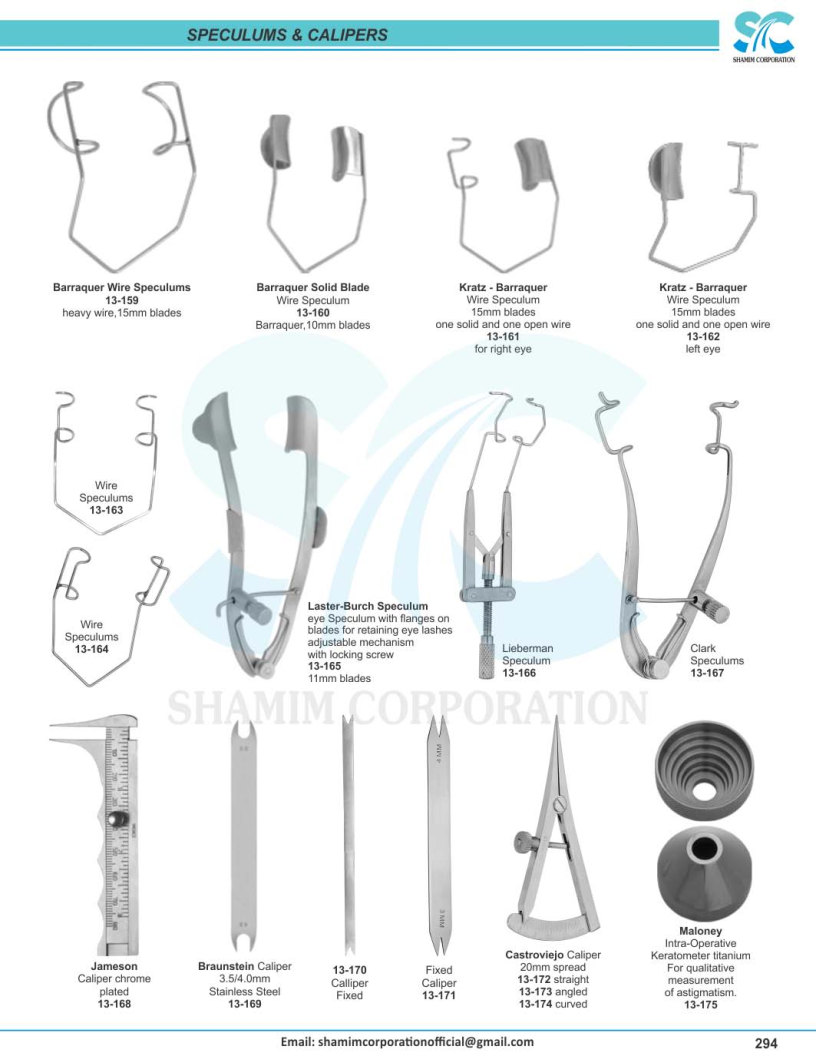Ophthalmic Instruments – Welcome to Shamim Corporation