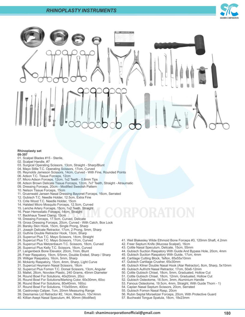 Plastic Surgery Instruments – Welcome to Shamim Corporation